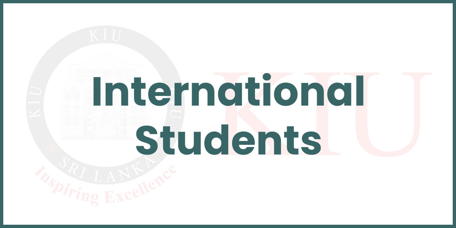 KIU | Study Undergraduate Degrees in Sri Lanka.